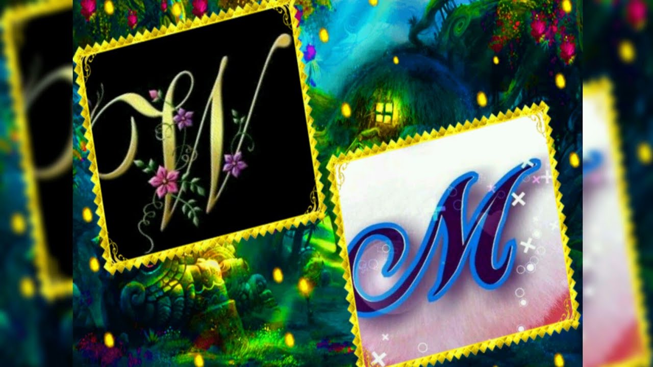 W love M letter full screen status new W 💝 M nam letter WhatsApp status ...