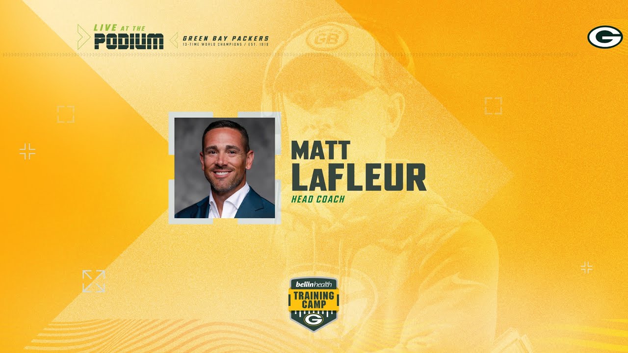 Head Coach Matt LaFleur Press Conference - YouTube