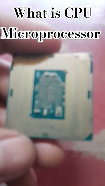 What is CPUMicroprocessor #computer #cpu #computerknowledge #computershorts #chips #shorts - YouTube