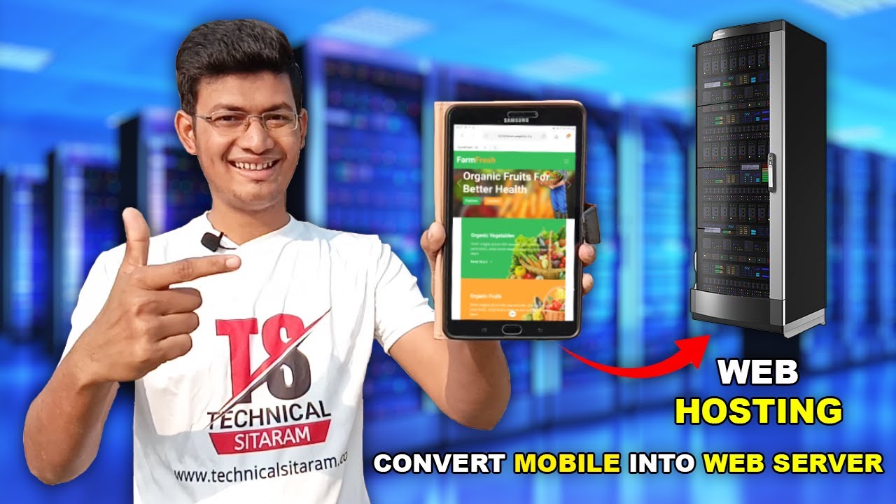 How To Convert Mobile Into Free Web Server Mobile Ko Web Hosting Kaise Banaye Youtube