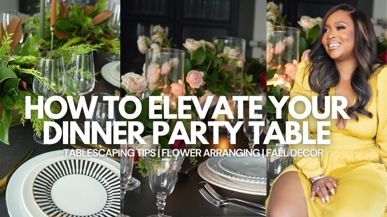 Step into Your Hosting Era: Create Beautiful Tables for Dinner Parties with Flower Arranging ...