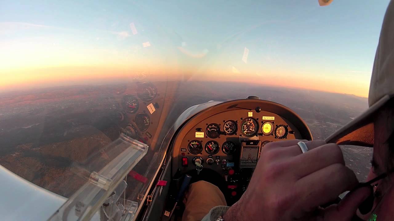 Glider Flight in Atmospheric Wave 2012-01-07 - YouTube