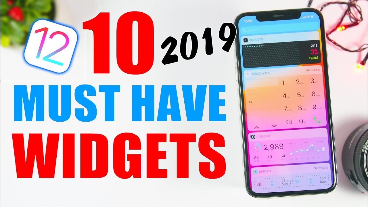 10 MUST HAVE iOS Widgets 2019 ! - YouTube