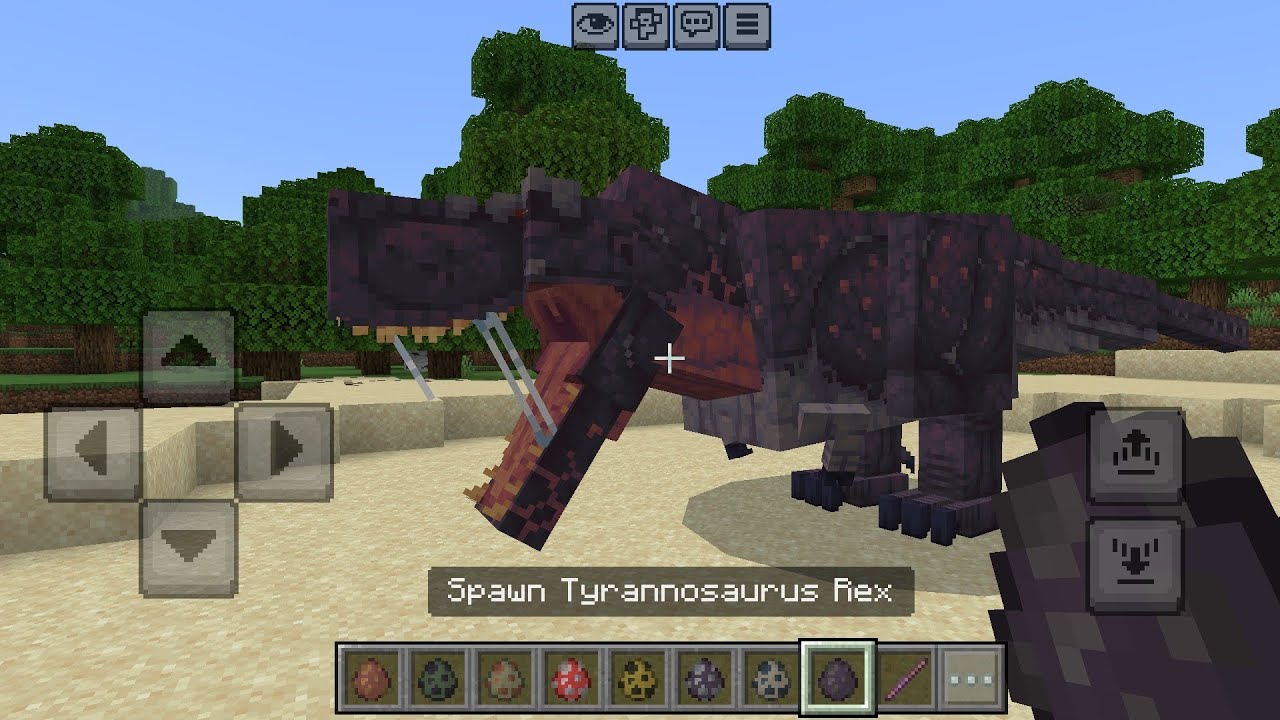 Dinosaurs The Dawn Era Addon in Minecraft PE - YouTube