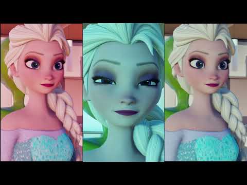 Frozen Elsa Kiss Dame tu cosita