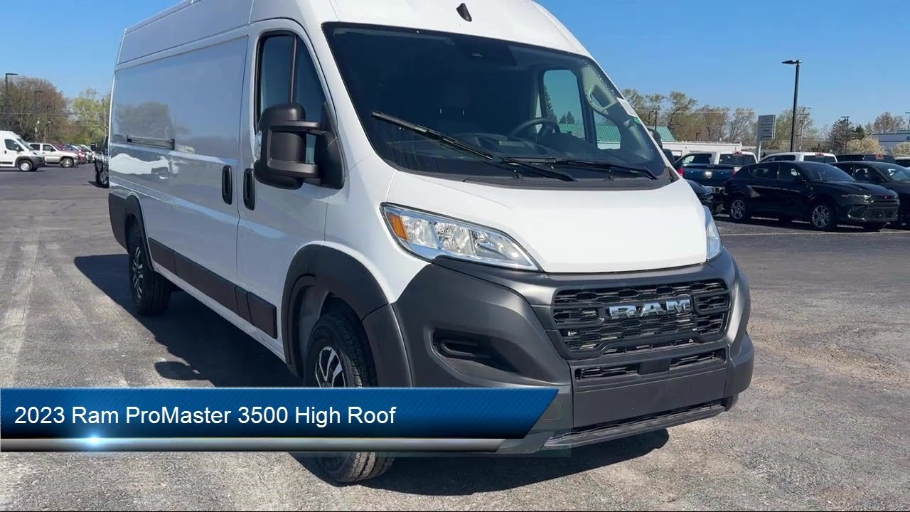 2023 Ram ProMaster 3500 High Roof 3D Extended Cargo Van Toledo Carleton ...