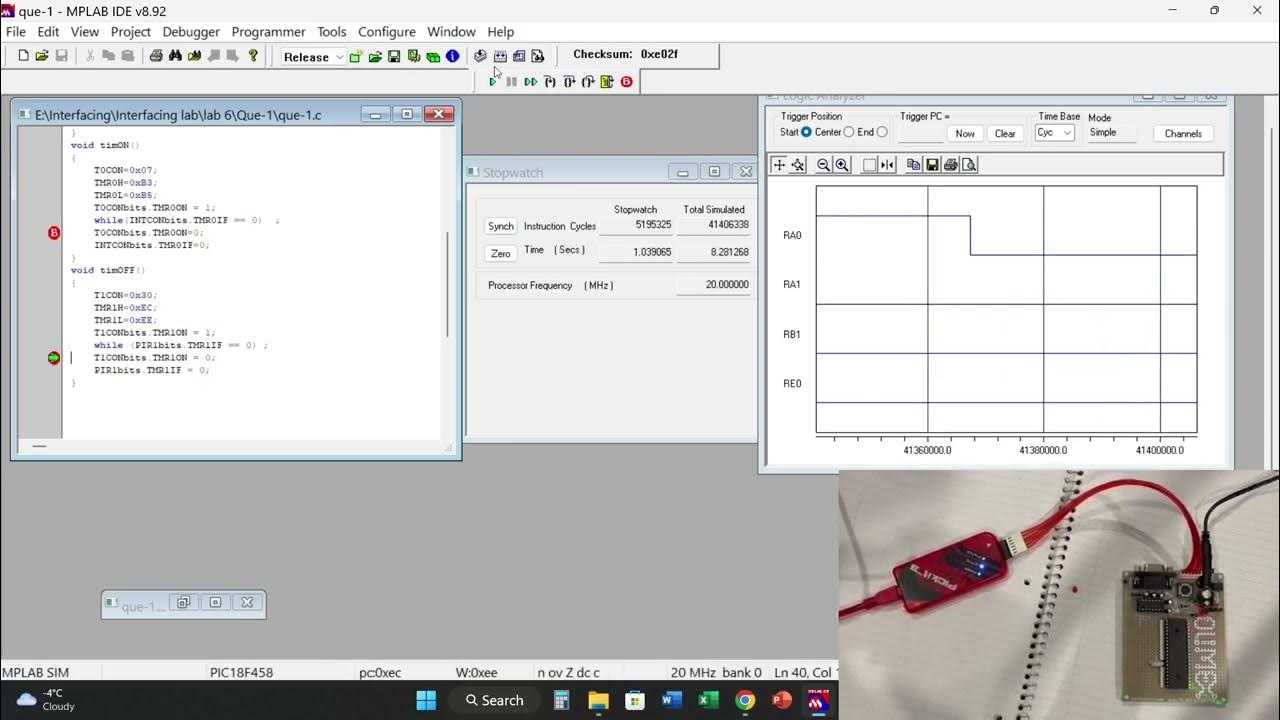 Lab 6 Part 1 Interfacing - YouTube