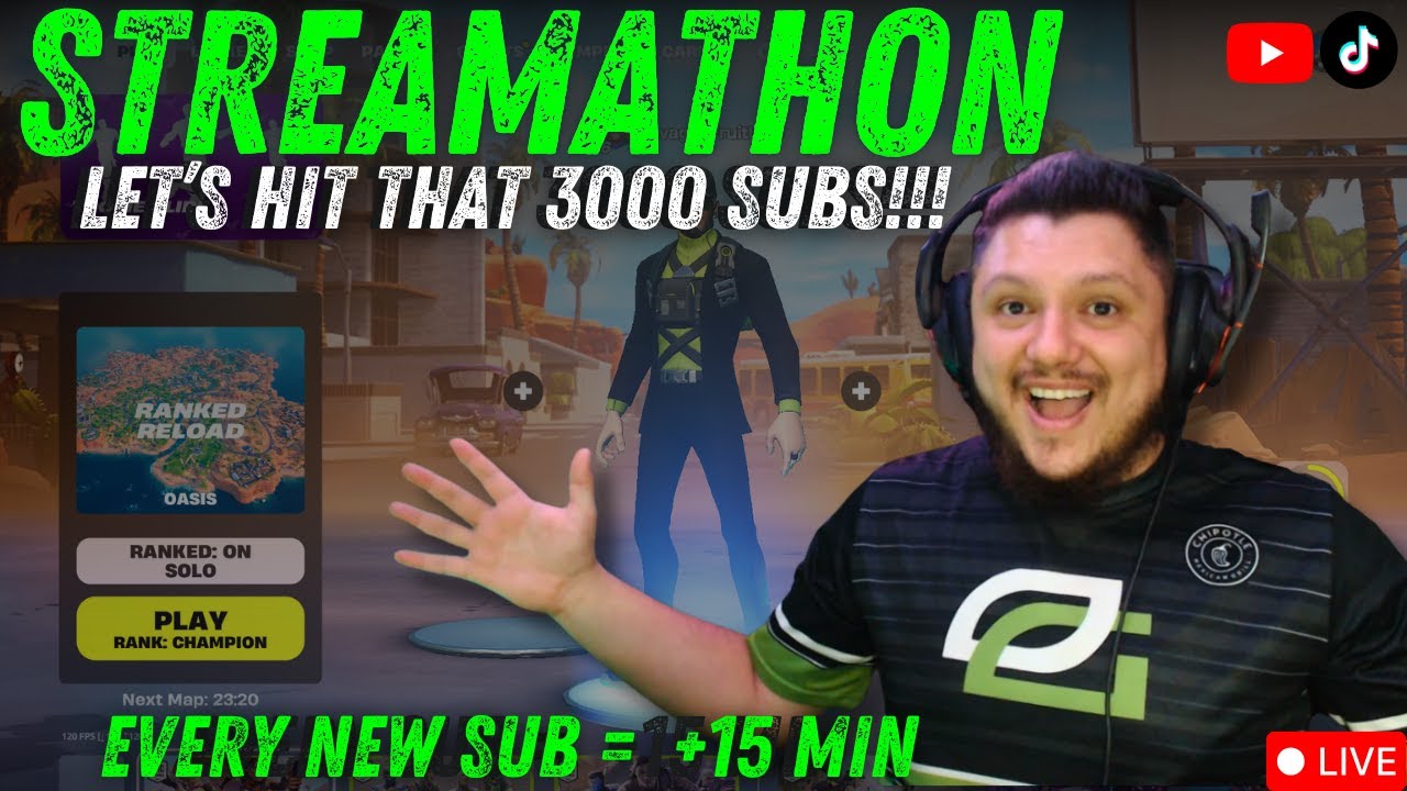 🟢Can we hit 3000 subs tonight????🟢RSA Streamer🟢!!!50 Like goal!!! 3k ...