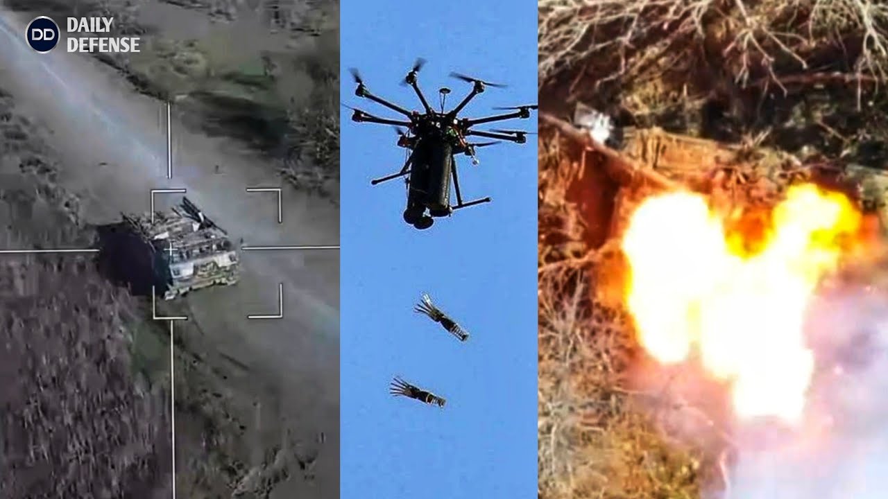 Ukrainian drones eliminate Russian invaders in Kherson - YouTube