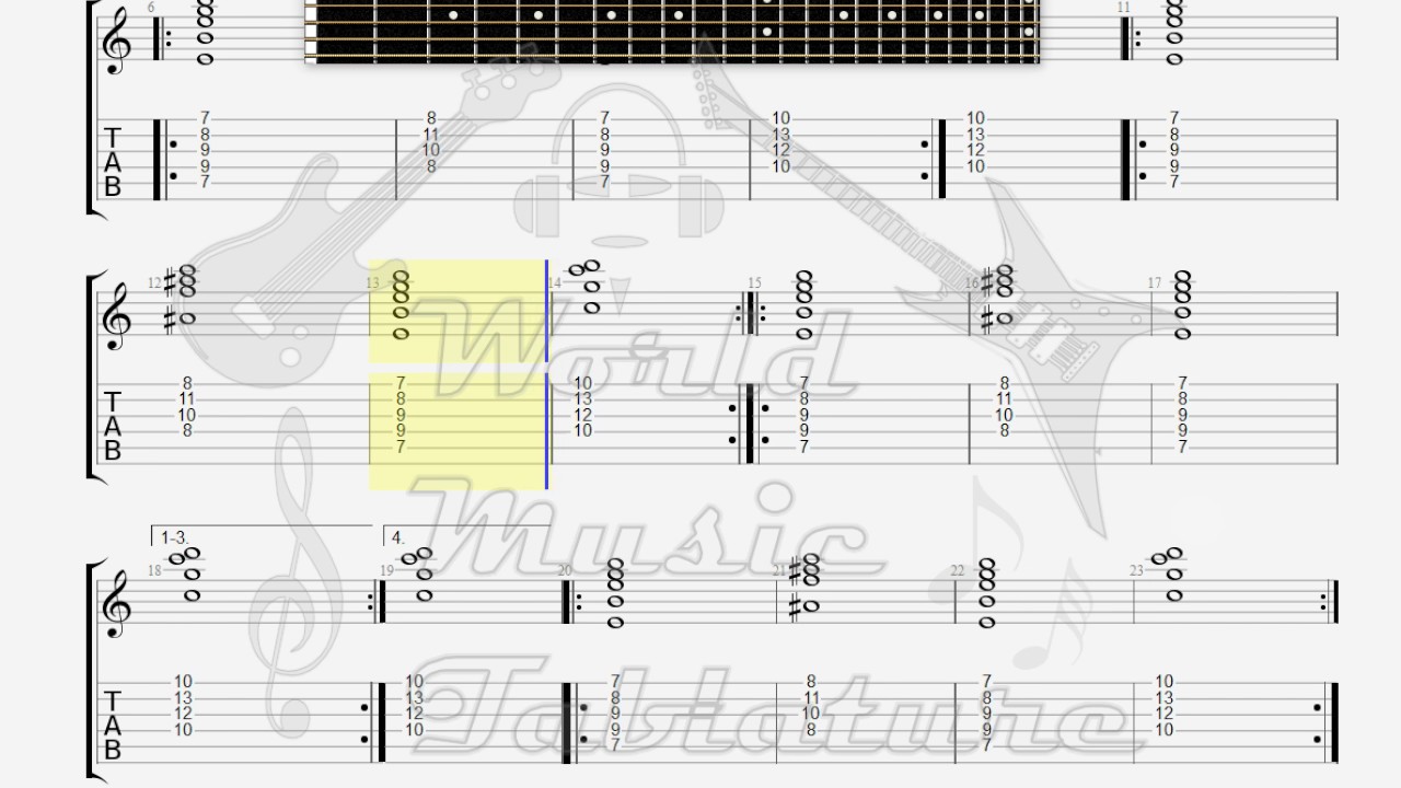 Dissection At The Fathomless Depths GUITAR 2 TAB - YouTube