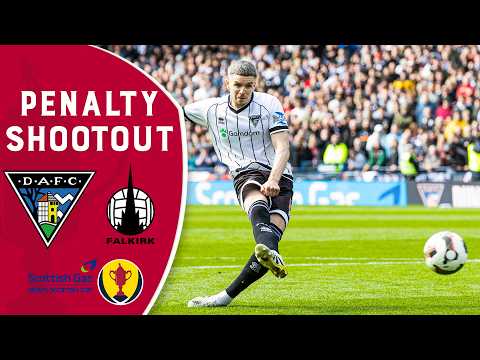 FULL PENALTY SHOOTOUT | Dunfermline Athletic v Falkirk | Scottish Cup Semi-Final 2025-26