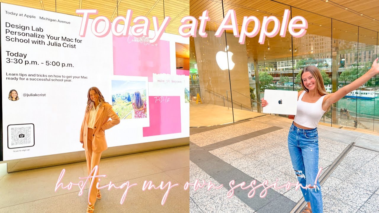 I HOSTED MY OWN APPLE SESSION FOR TODAY AT APPLE IN CHICAGO! - YouTube