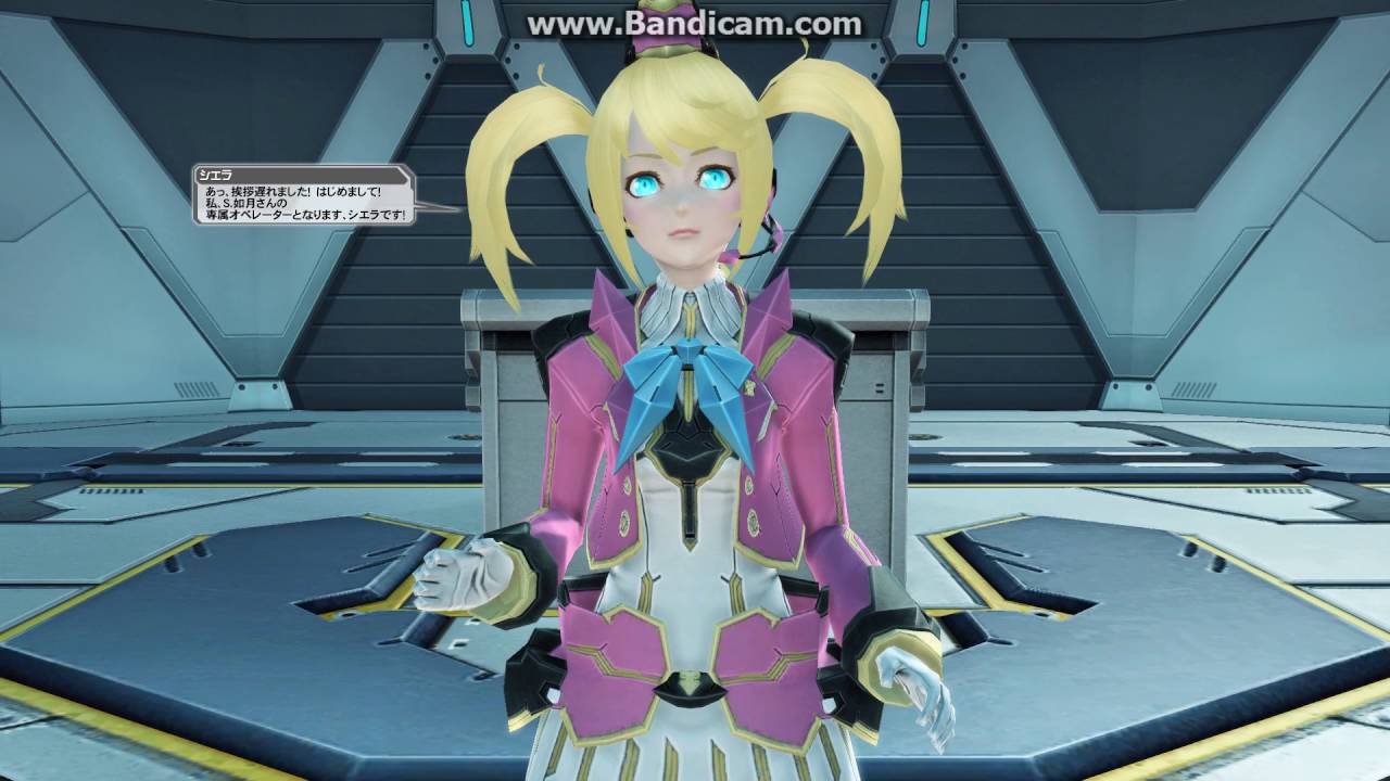 pso2 ストーリー 001-C 「シエラとの出会い」 - YouTube
