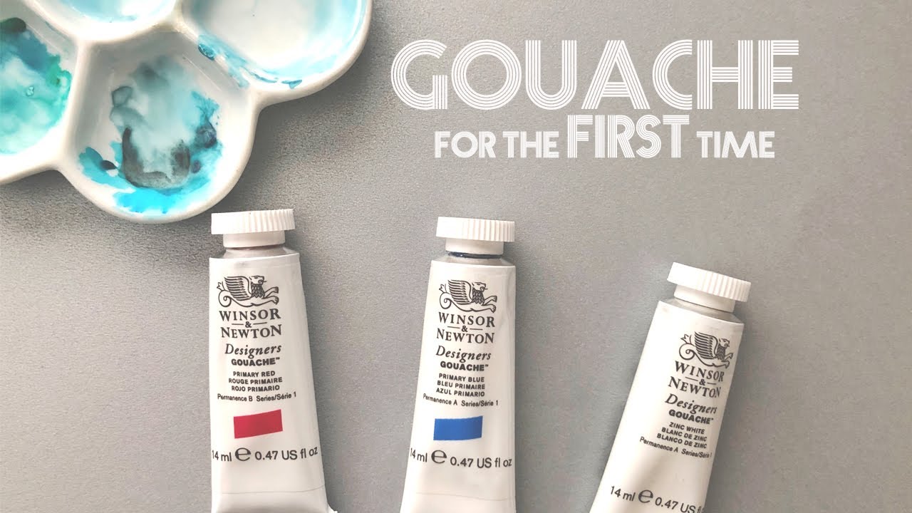 Color mixing in Gouache! \\ January Inspired Color Palette🎨🎨 - YouTube