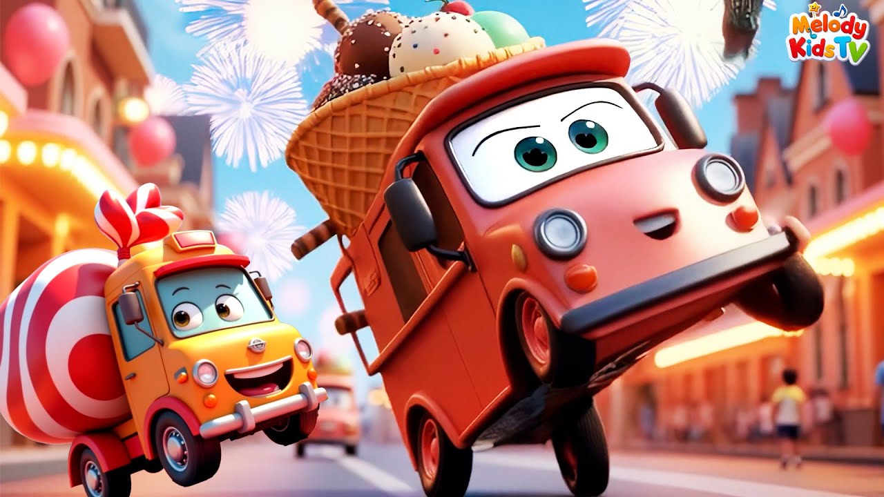 The Muffin Car’s Sweet Adventure: With Candy & Ice Cream Cars + More ...
