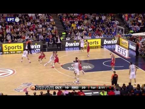 Olympiakos - Real Madrid 100-88 (όλα τα καλάθια) HD