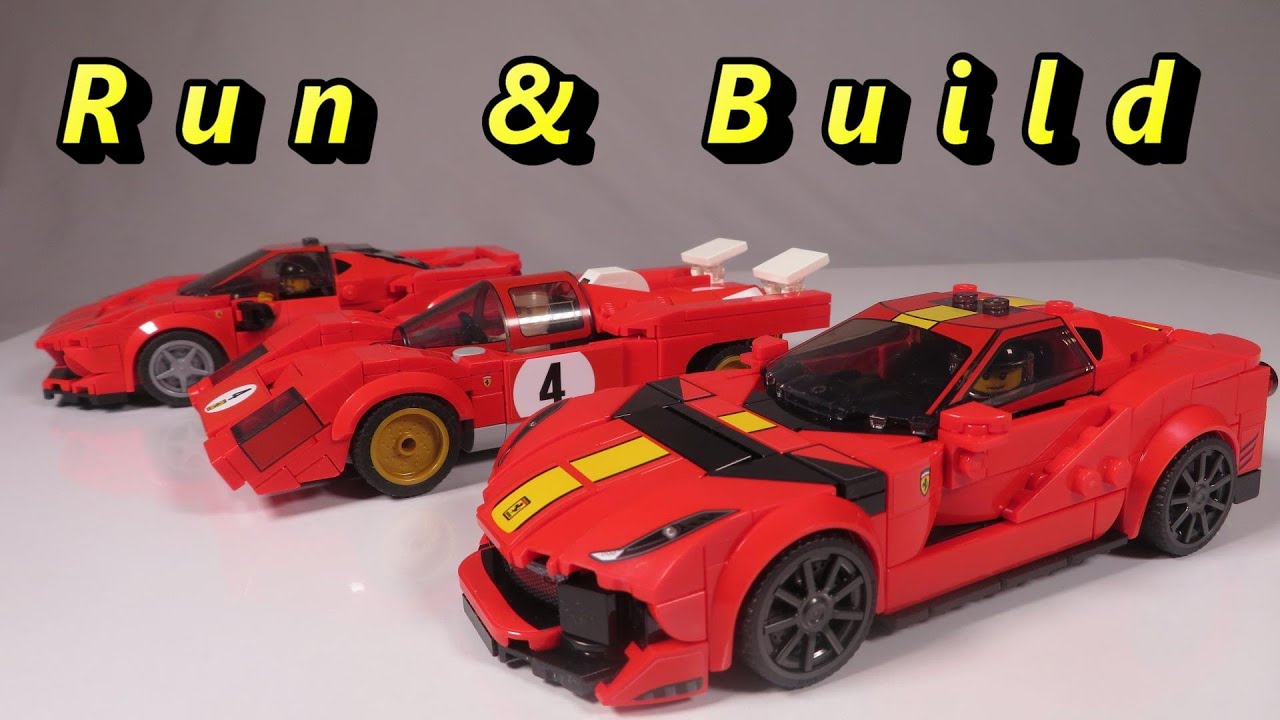 LEGO Ferrari 812 Competizione / 1970 Ferrari 512M / F8 Tributo ...