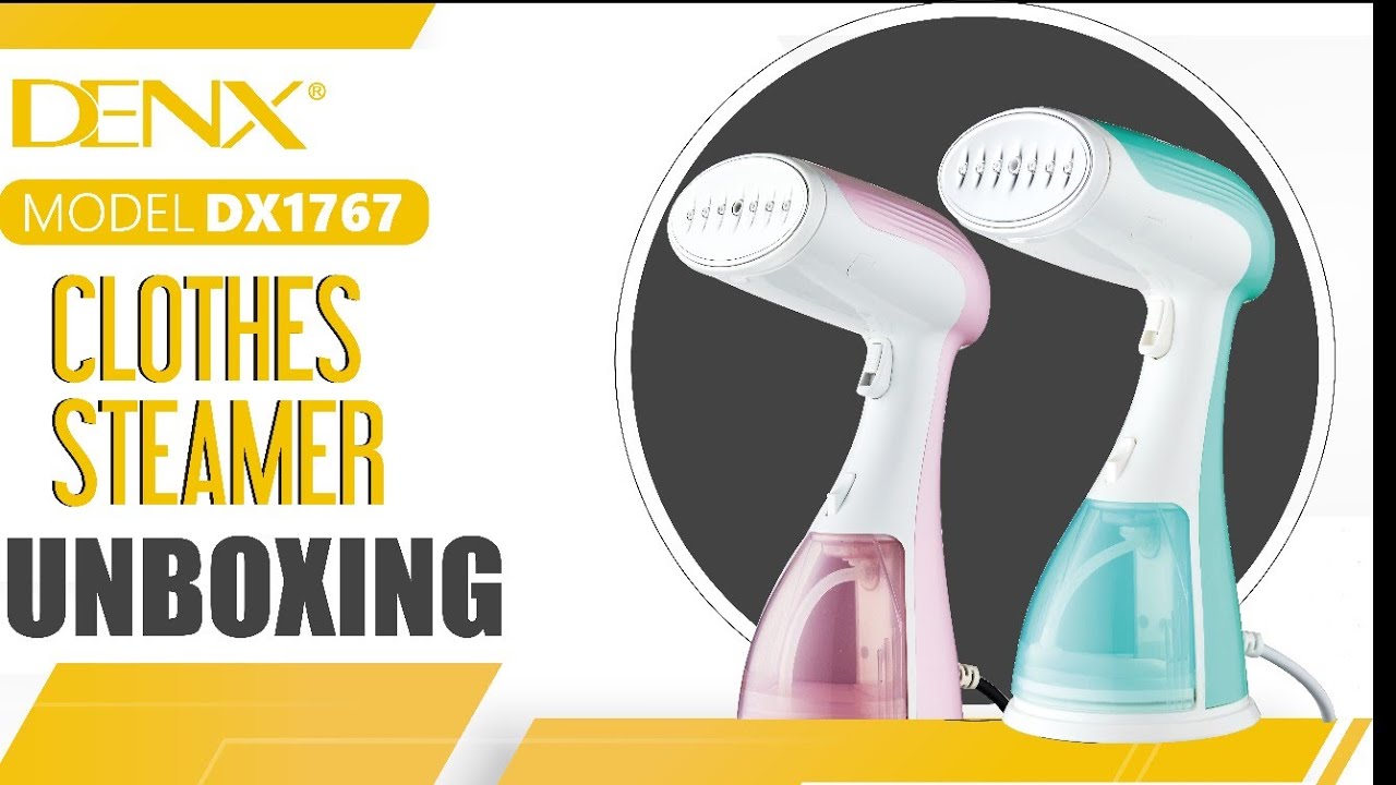 DENX | Clothes steamer (DX1767) - YouTube