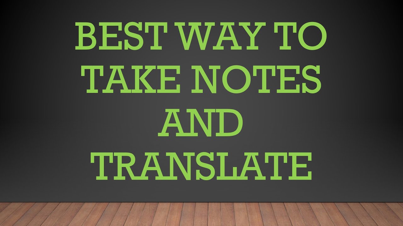 How to take notes and translate - Dialogue 3 - School Complaint - YouTube