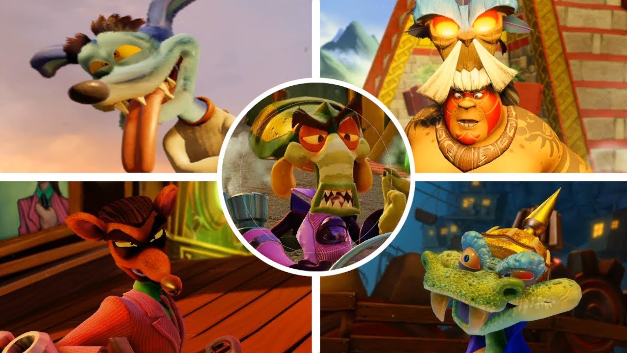 CRASH TEAM RACING NITRO-FUELED - All Bosses Races + Cutscenes DUBLADO ...