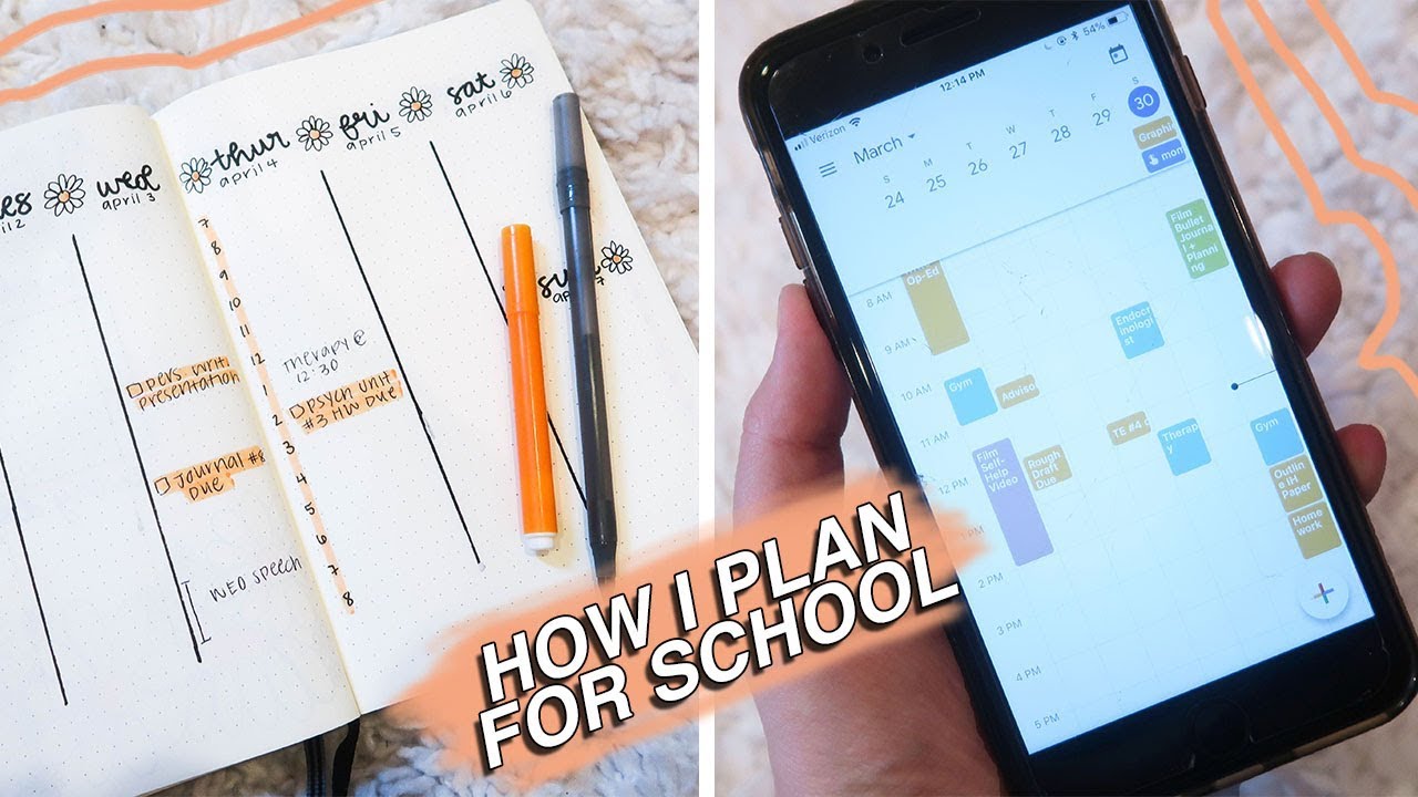 MY PLANNING METHOD TO STAY ORGANIZED | Reese Regan - YouTube