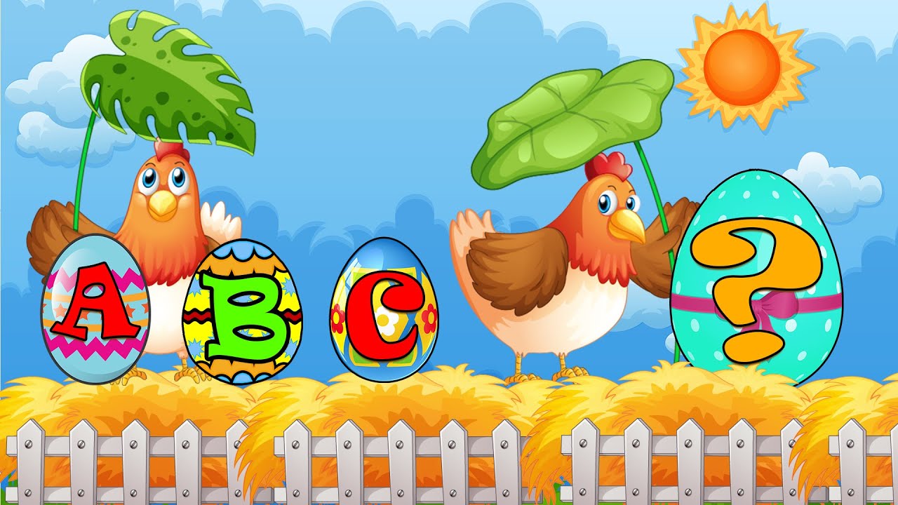 Learn Alphabets with Eggs Style | A to Z | A B C D @bananakids1376 ...