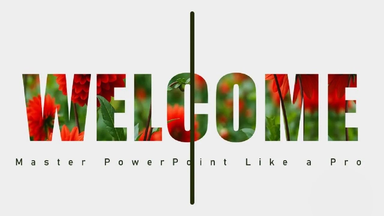 PowerPoint Welcome Slide Animation | Professional Design Tutorial 2025 ...