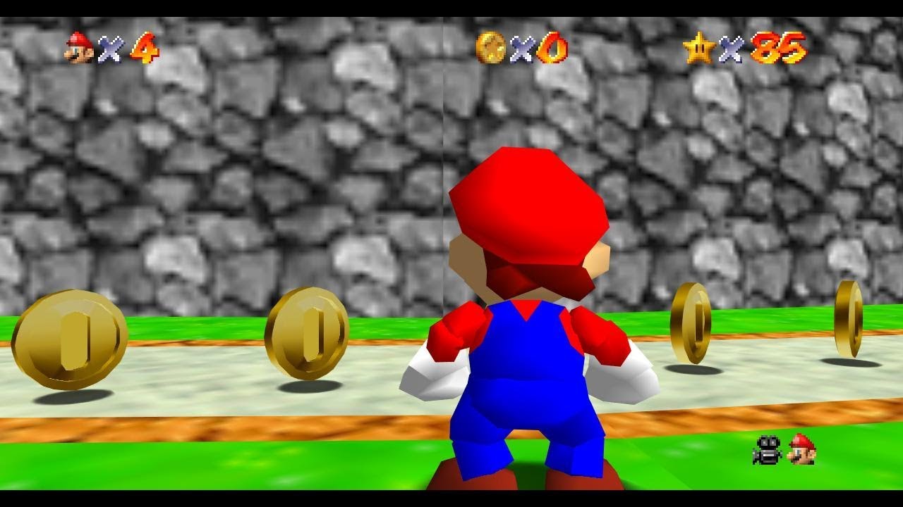Super Mario 64: High-Quality 3D Coins Patch - YouTube