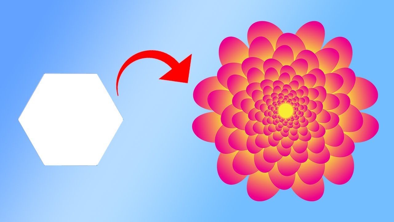 Quick Flower Tutorial | Adobe Illustrator 2023 - YouTube