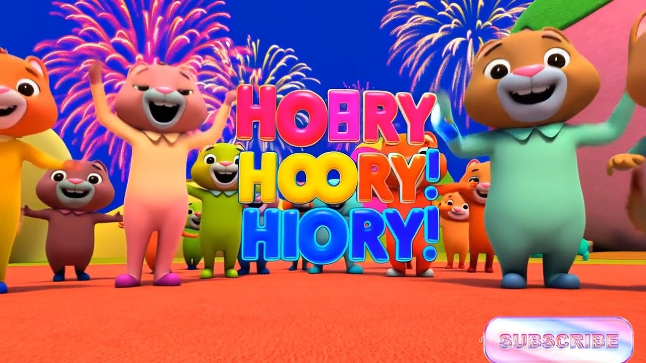 Bunny Dance party,Hobry hoory hiory ,Nursery Rhyme for kids ,Kids song ...