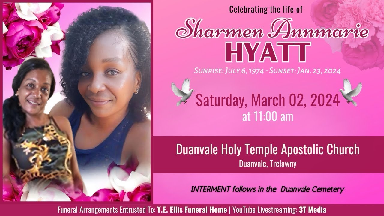 Celebrating the Life of Sharmen Annmarie Hyatt - YouTube