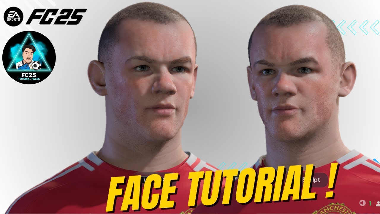 EA FC25 - Wayne Rooney Face - Pro clubs Face Creation - Career mode ...