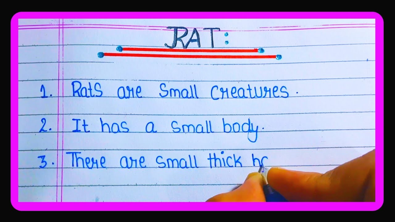 10 Lines on Rat in English| Short Essay on Rat| Chuha Per English Mein ...