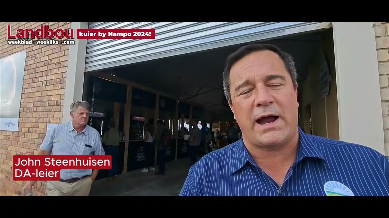 Landbou.com gesels met John Steenhuisen by Nampo 2024 - YouTube