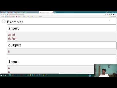 766A codeforces || Mahmoud and longest uncommon subsequence - YouTube