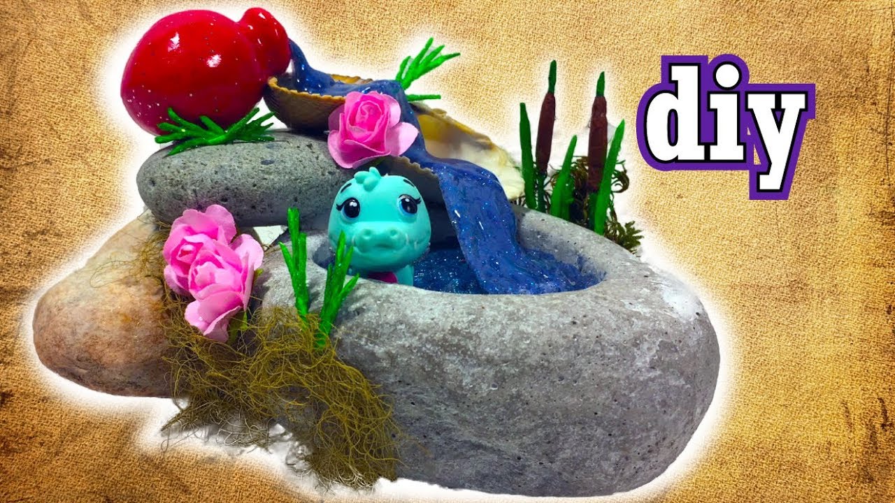 DIY mini waterfall - Hatchimal collEGGtibles season 3 - YouTube