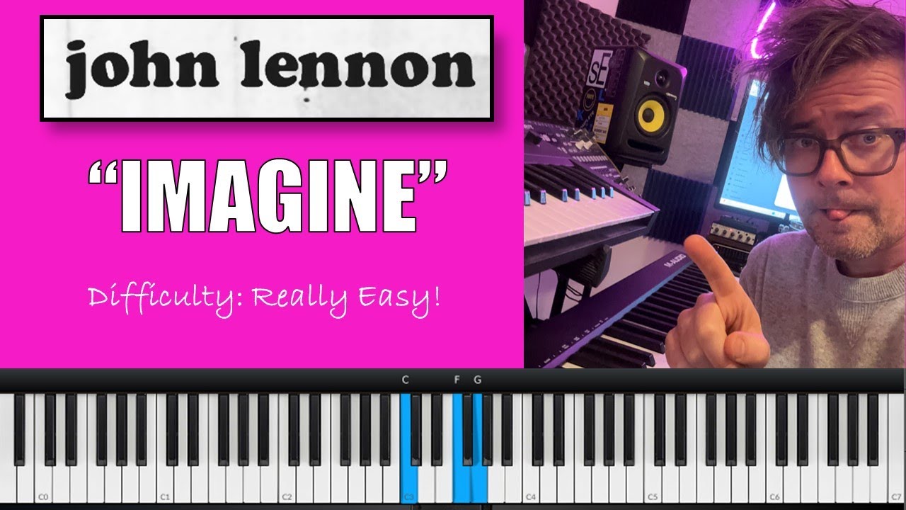 How to Play "Imagine" by John Lennon - Easy Piano Tutorial - YouTube