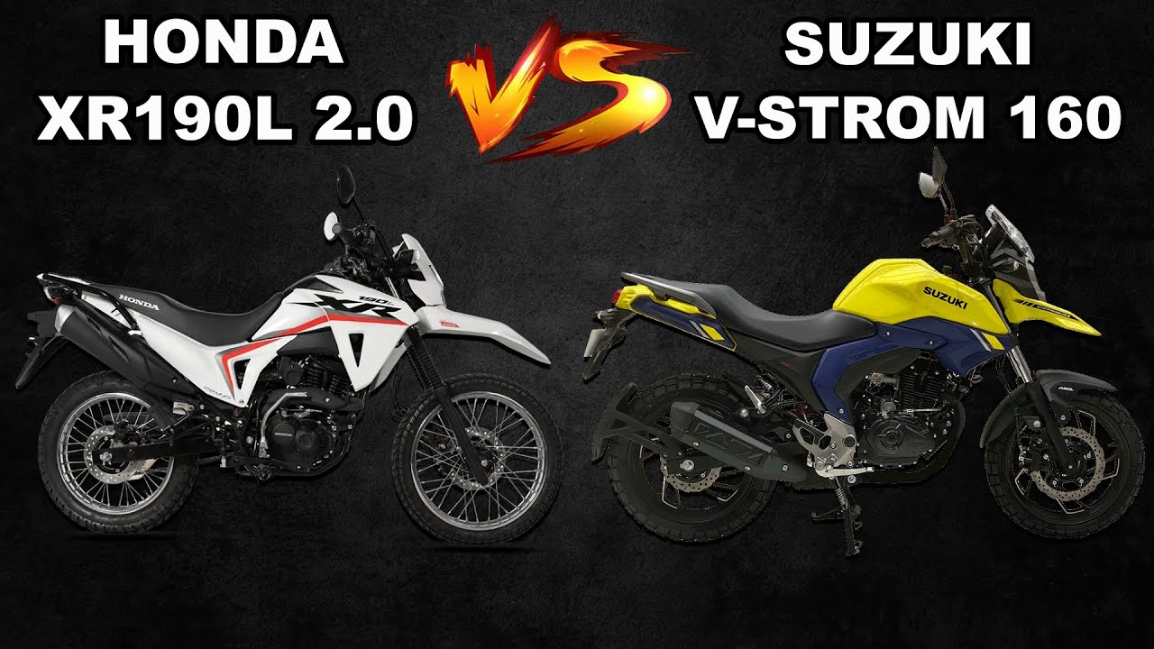 HONDA XR 190L 2.0 VS SUZUKI V-STROM 160| ¿CUÁL ELEGIR Y POR QUÉ? - YouTube