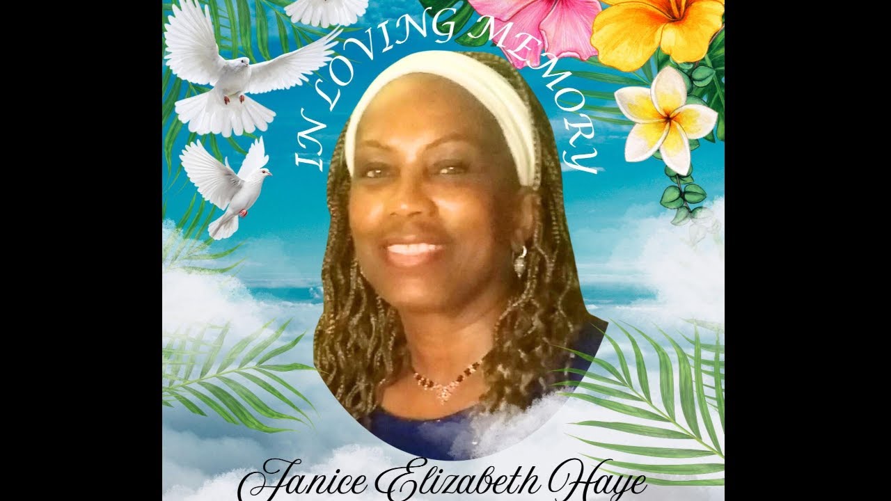 Memorial Service: Janice Elizabeth Haye - YouTube