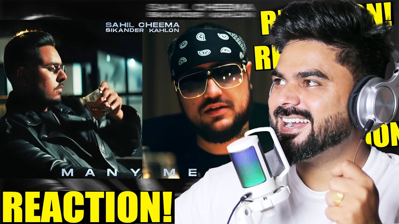 REACTION ON : MANY MEN (Official Music Video) - Sahil Cheema | Sikander ...