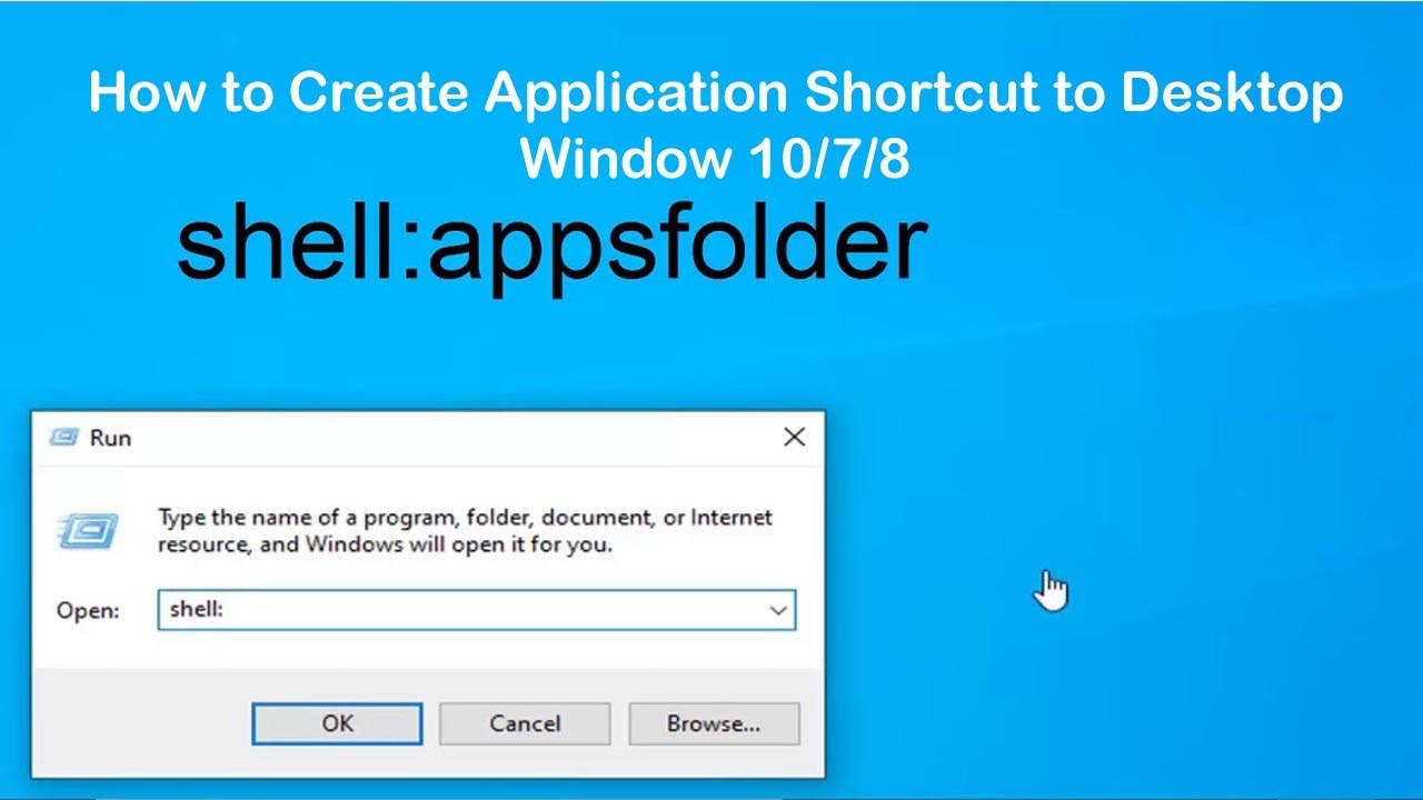 How To Create Application Shortcut To Desktop YouTube How To Create Application Shortcut To Desktop YouTube