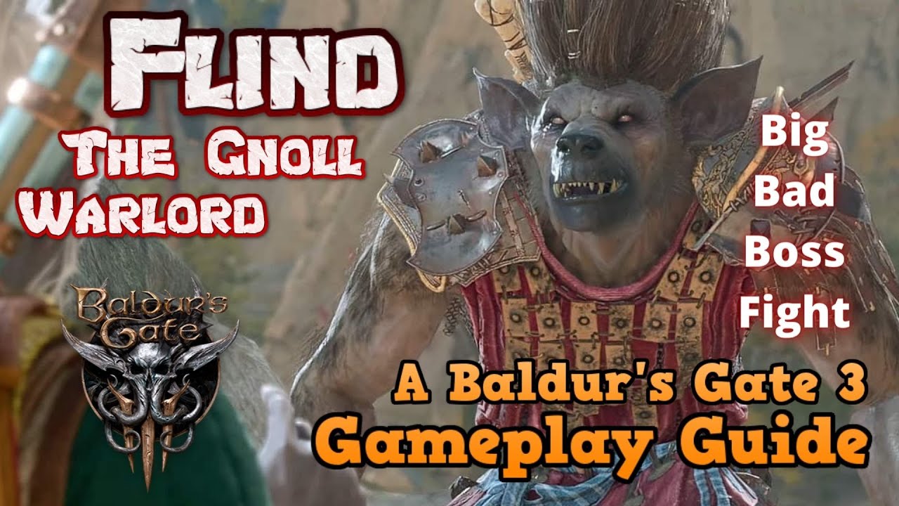 Flind the Gnoll Warlord Fight In Baldur's Gate 3 - YouTube