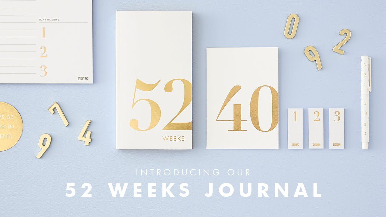 How to use our 52 Weeks Journal - YouTube