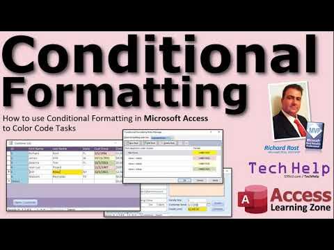 How to use Conditional Formatting in Microsoft Access to Color Code ...