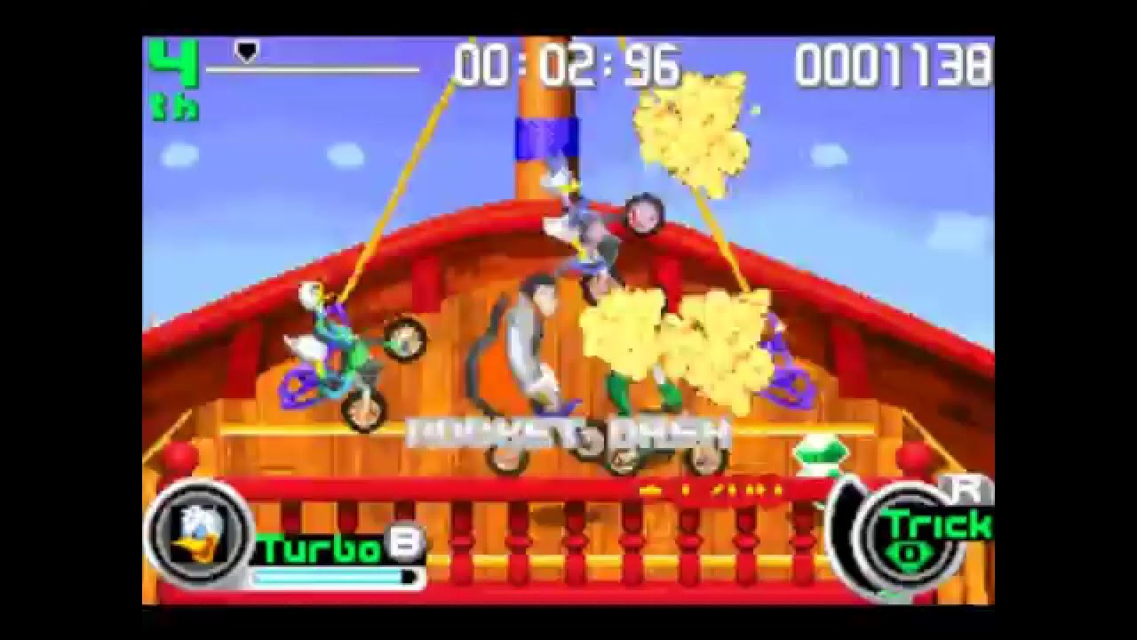 Disney Sports Motocross - GBA - Exhibition - Corrida Completa/Full Race ...