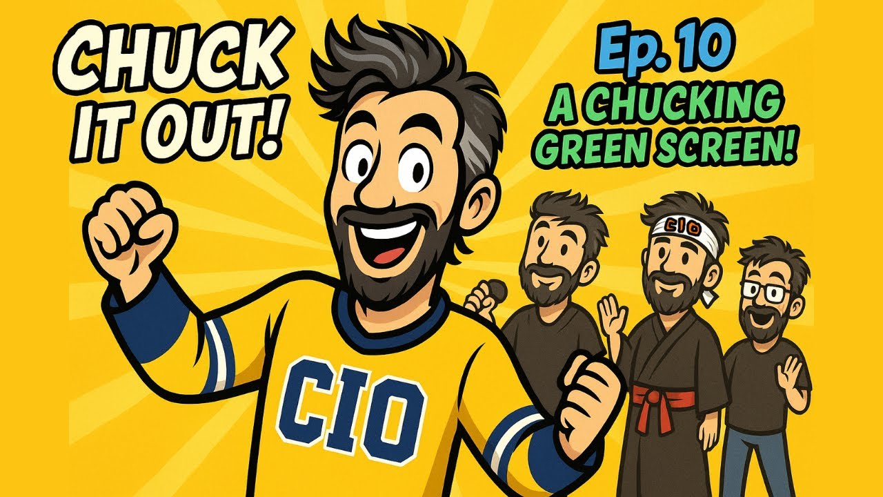 Chuck It Out! - Ep. 10 - Now A Chucking Green Screen! - YouTube