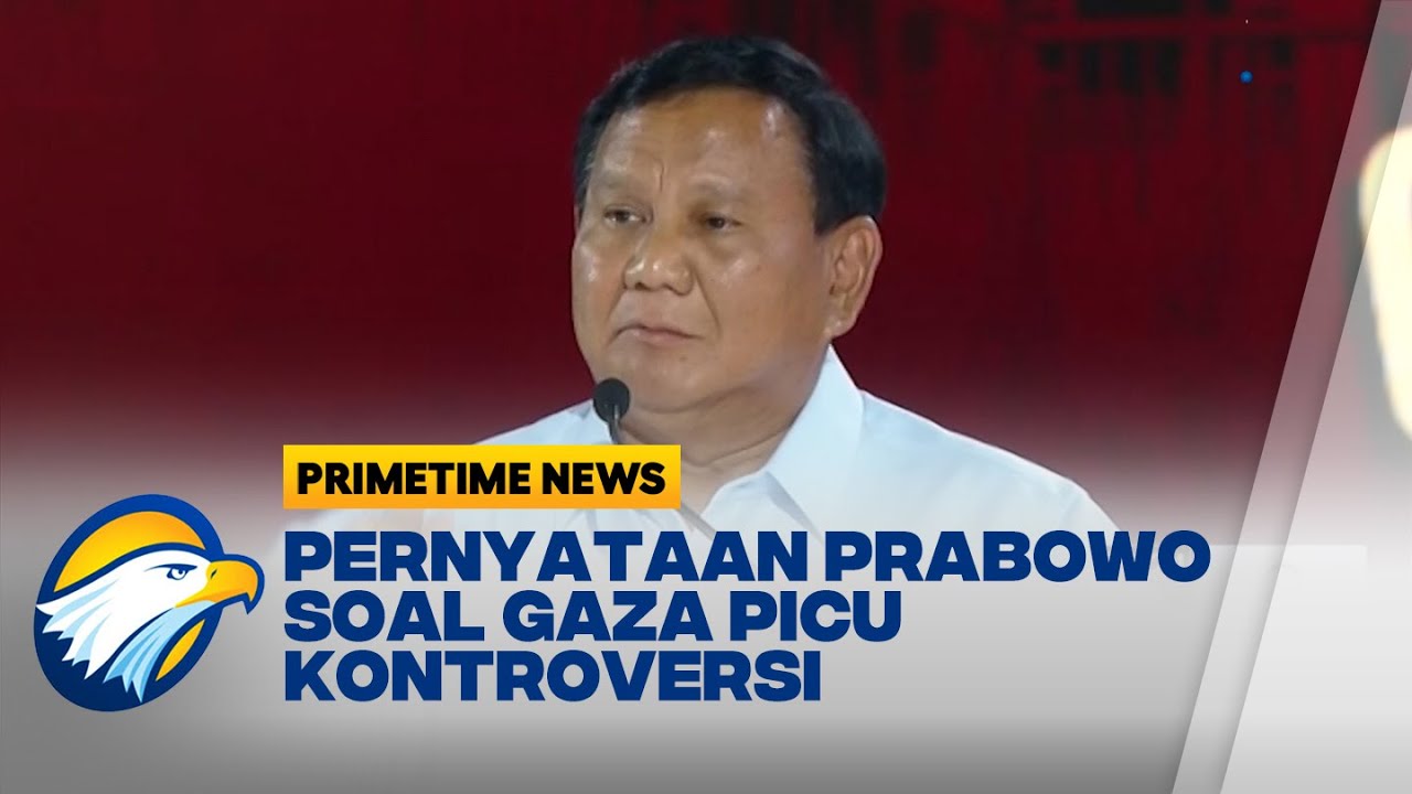 Pernyataan Prabowo Soal Gaza Picu Kontroversi - YouTube