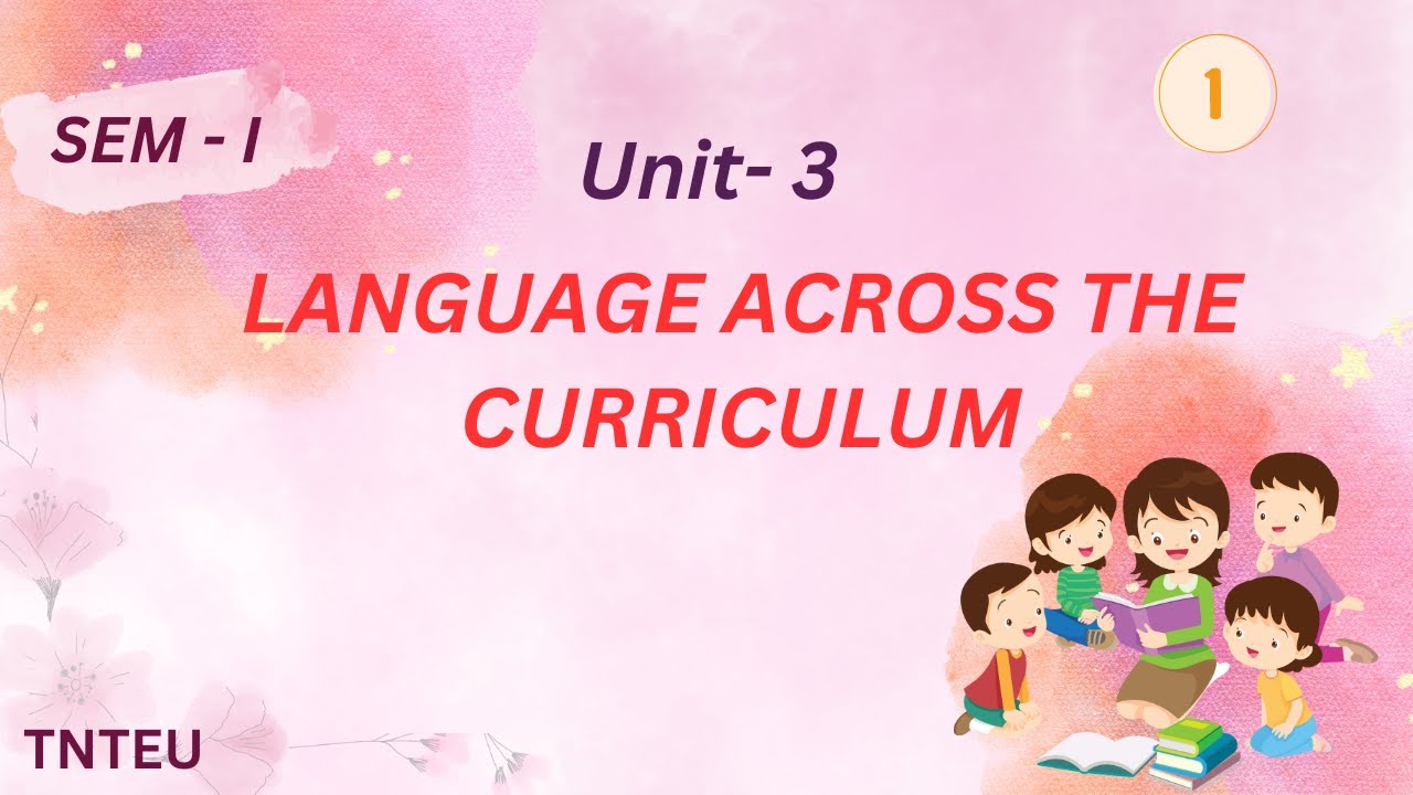 B.Ed Paper 3/3 Language Across the Curriculum (LAC) 1 - YouTube