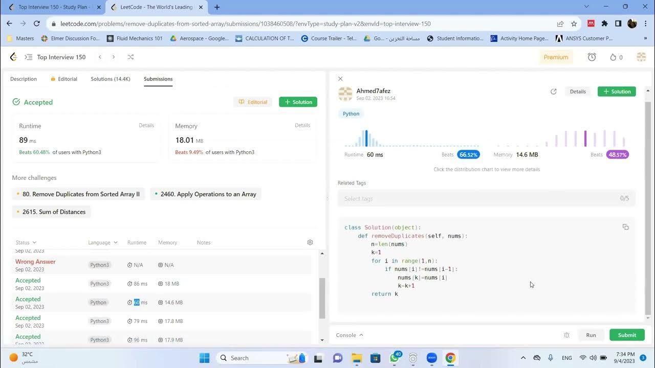 Python Problem Solving Challenge (Remove duplicates elements from ...