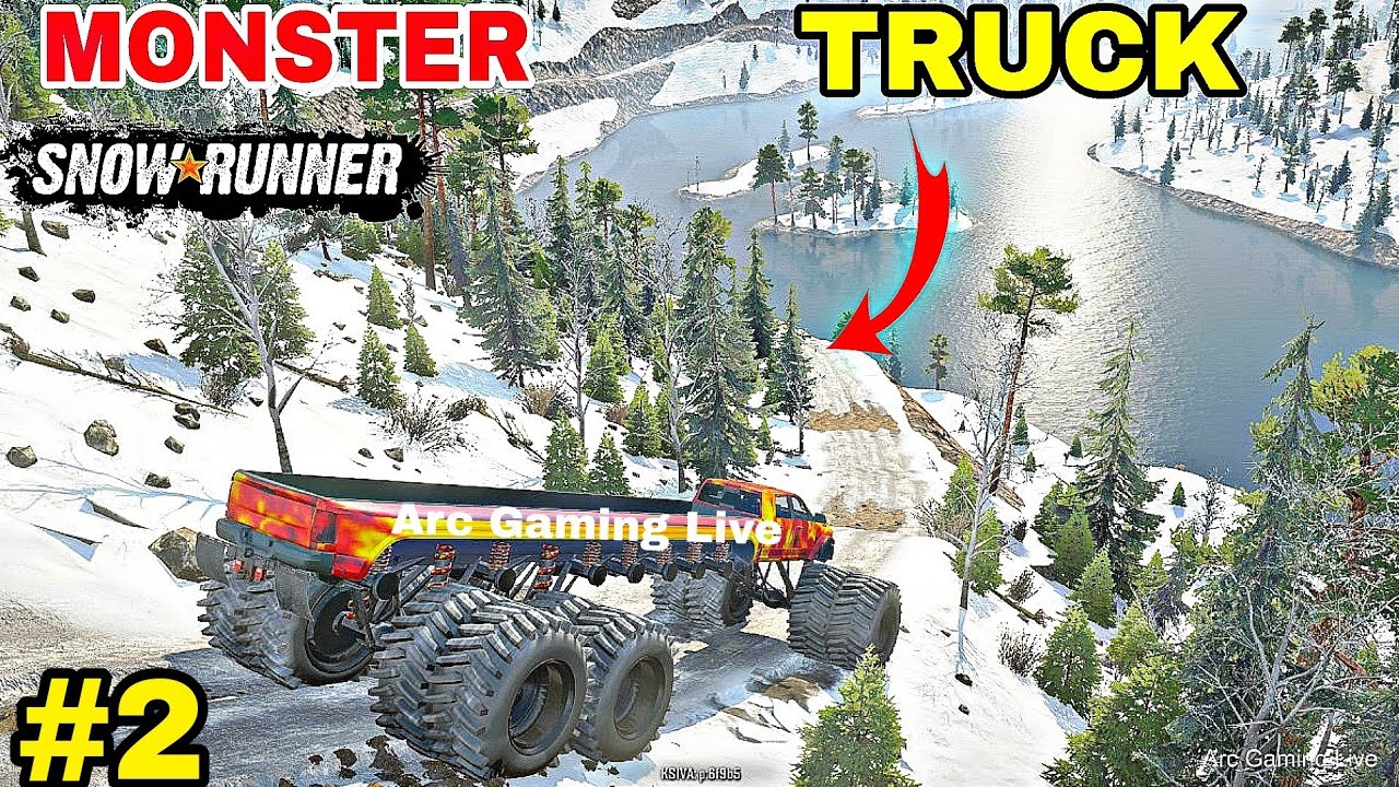 MONSTER TRUCK vs ALASKA SNOW VALLEY OFF-RODING || MONSTER TRUCK IN ...